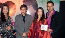 Jimmy and Neha charm at Delhi Heights Music Launch Pictures | nowrunning