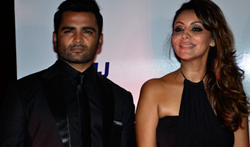 Gauri Khan Aand Sachin Joshi At Planet Hollywood Launch Announcement ...