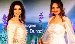 Riya Pillai and Madhu Shah walked the ramp to show their support to CSA ...